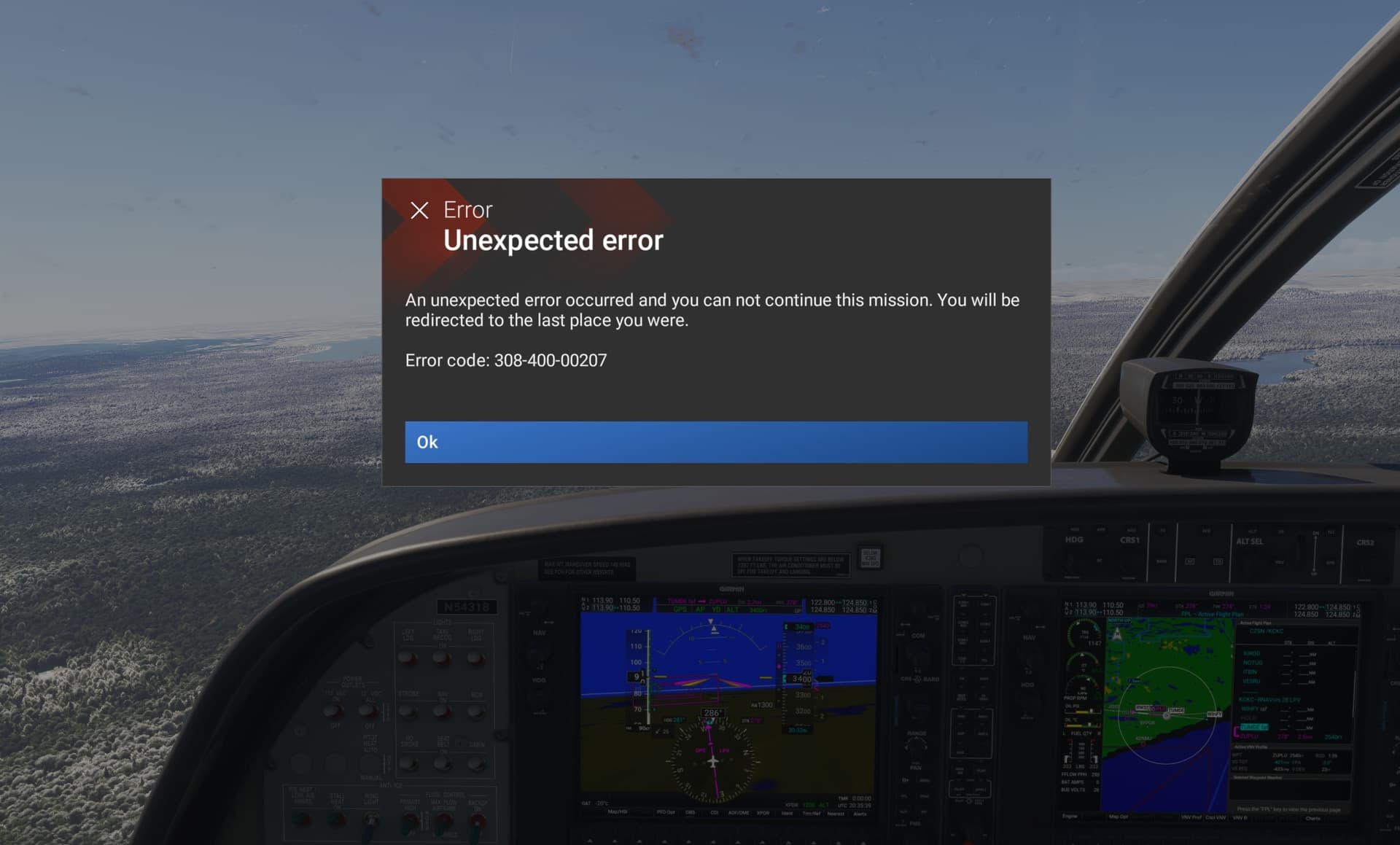 Unexpected error during charter career: 308-400-00207 - Page 3 - User ...