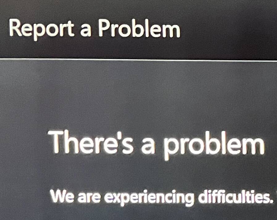 Xbox Report A Problem - There is a Problem - Crashes (CTDs) - Microsoft ...