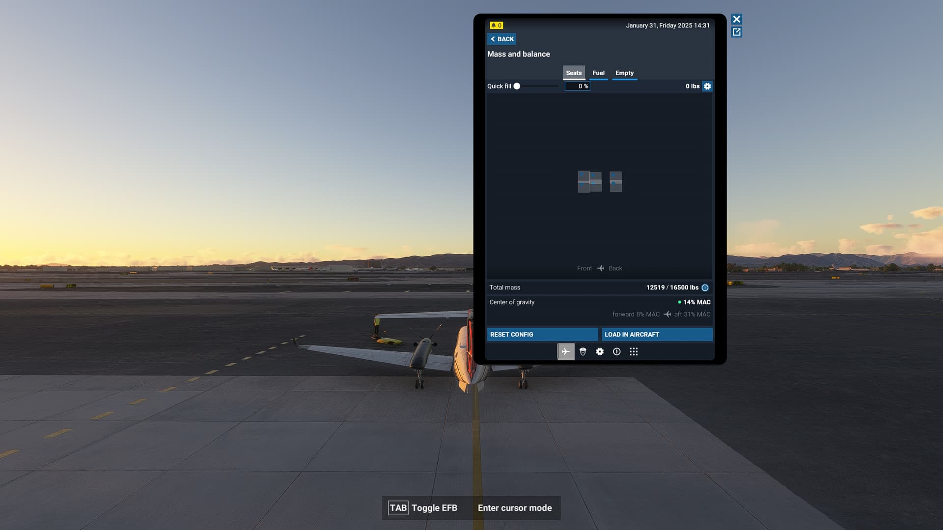 KA350 Weight and balance is wrong - Aircraft & Systems - Microsoft Flight Simulator Forums
