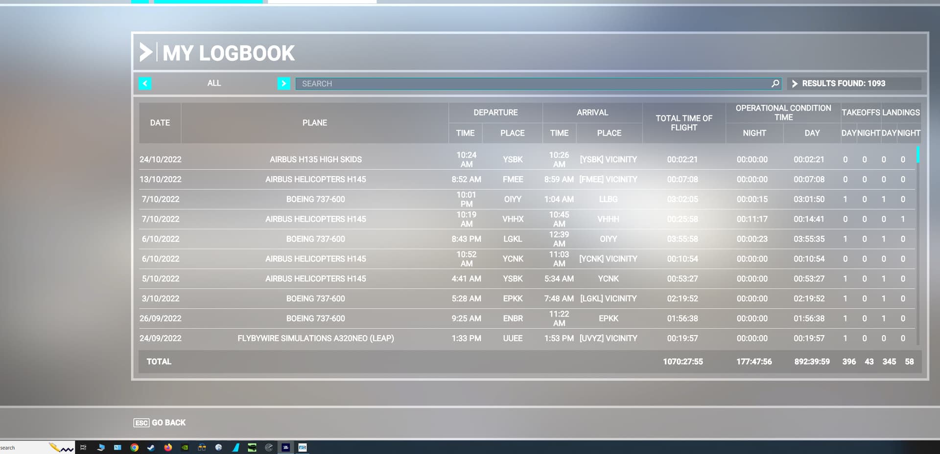 No more flight details recording - Hardware & Peripherals - Microsoft Flight Simulator Forums