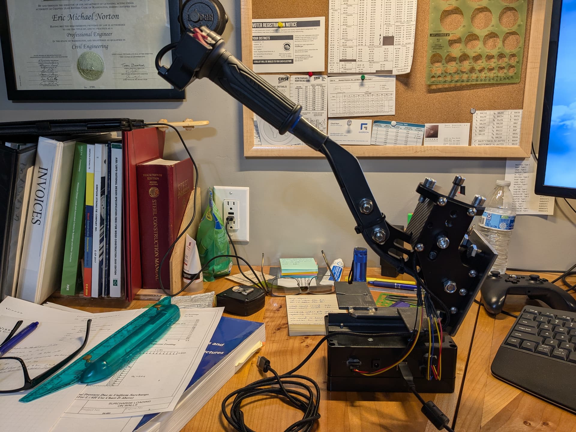 Simple Helicopter Collective - Page 2 - Home Cockpit Builders ...