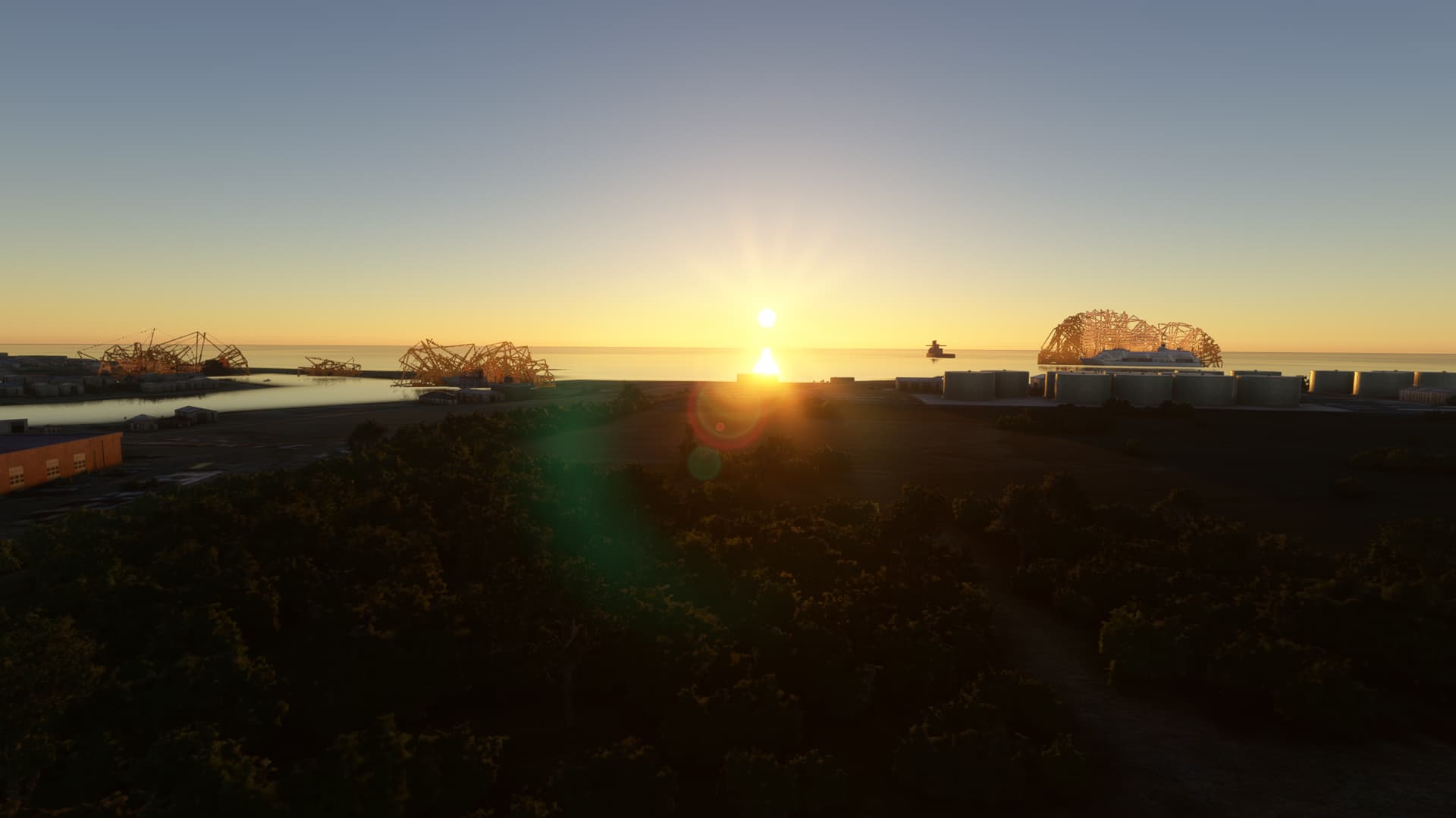 Wireframe ships near Alaska Nome airport - Scenery & Airports ...