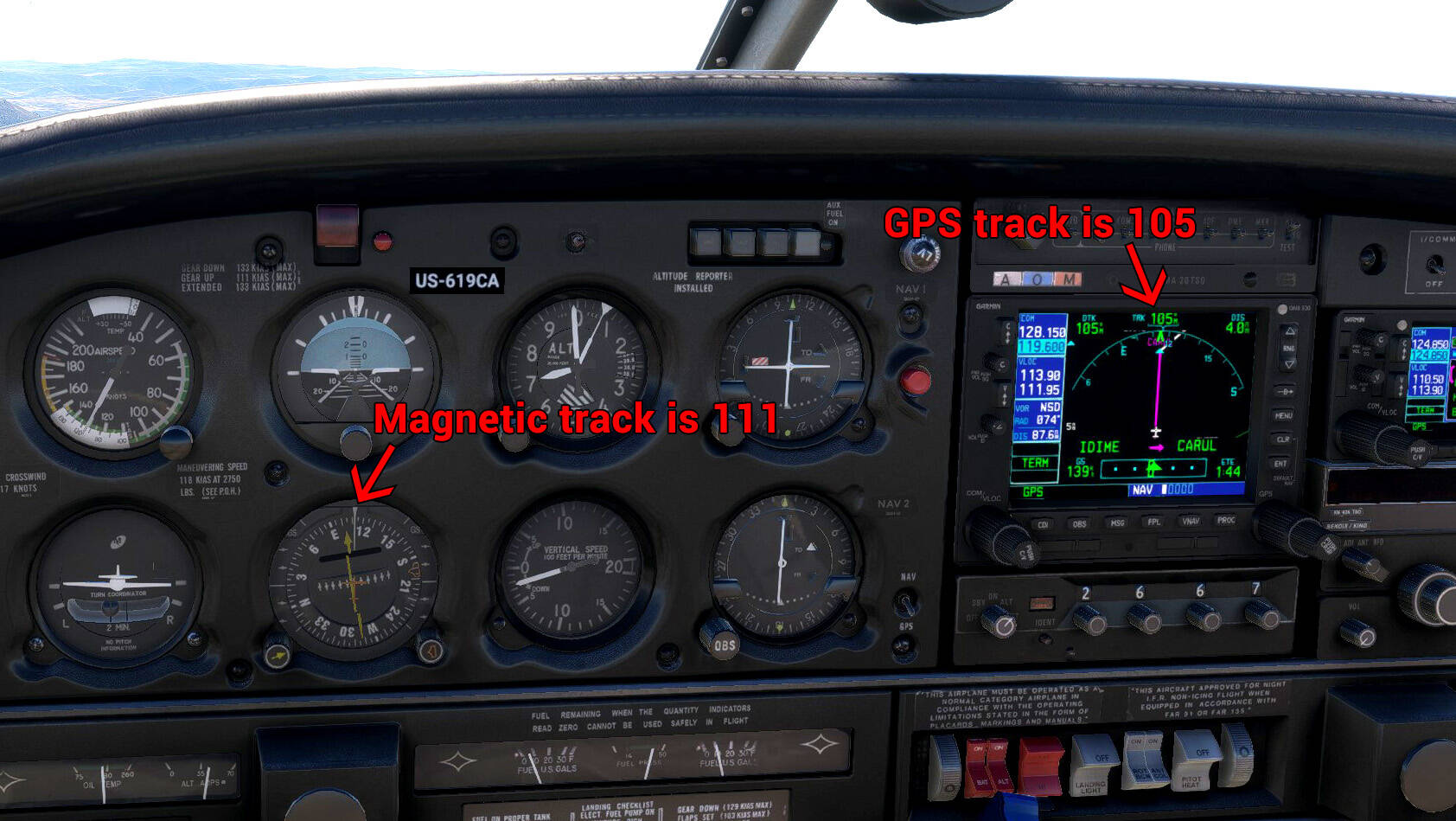 JustFlight PA28 HSI behaviour. Can you please explain? - Aircraft ...