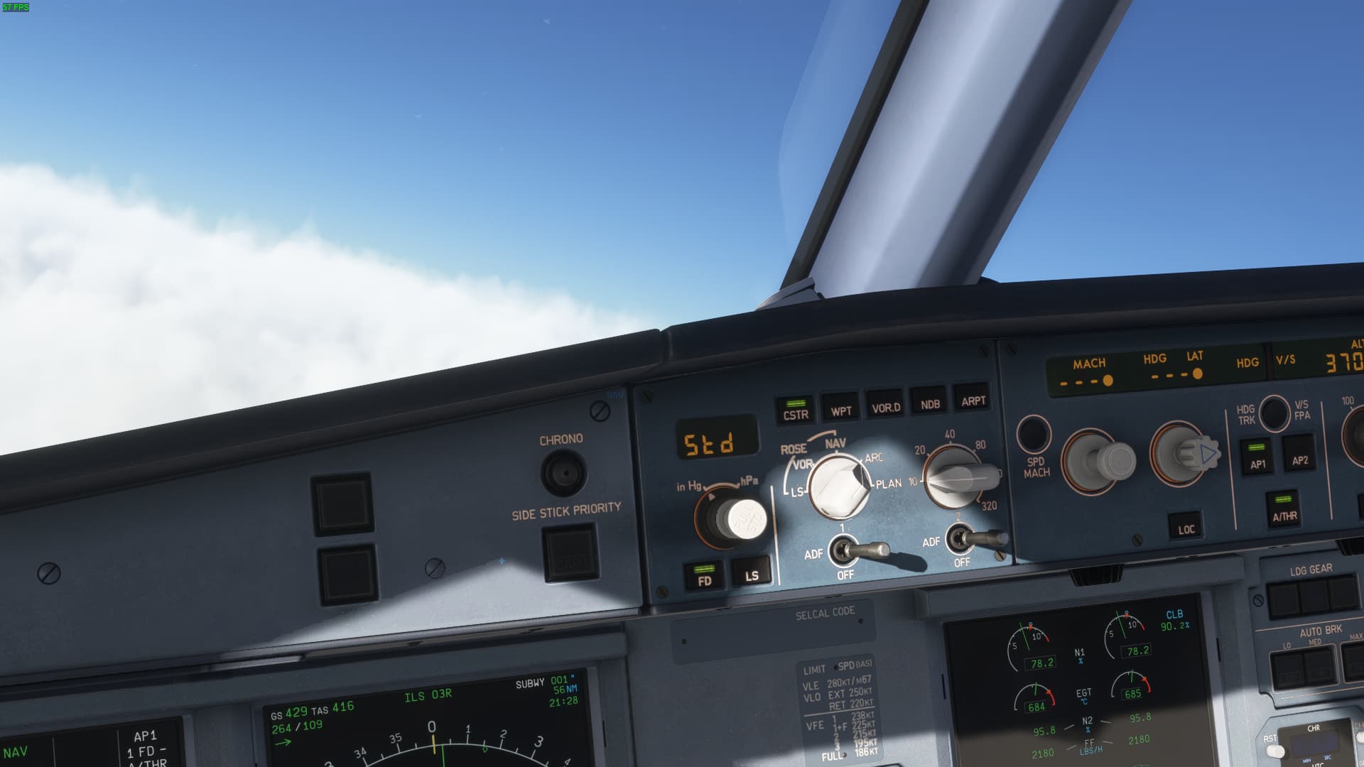 A320Neo V2 (2024) cockpit knobs don't cast shadows - Aircraft & Systems ...