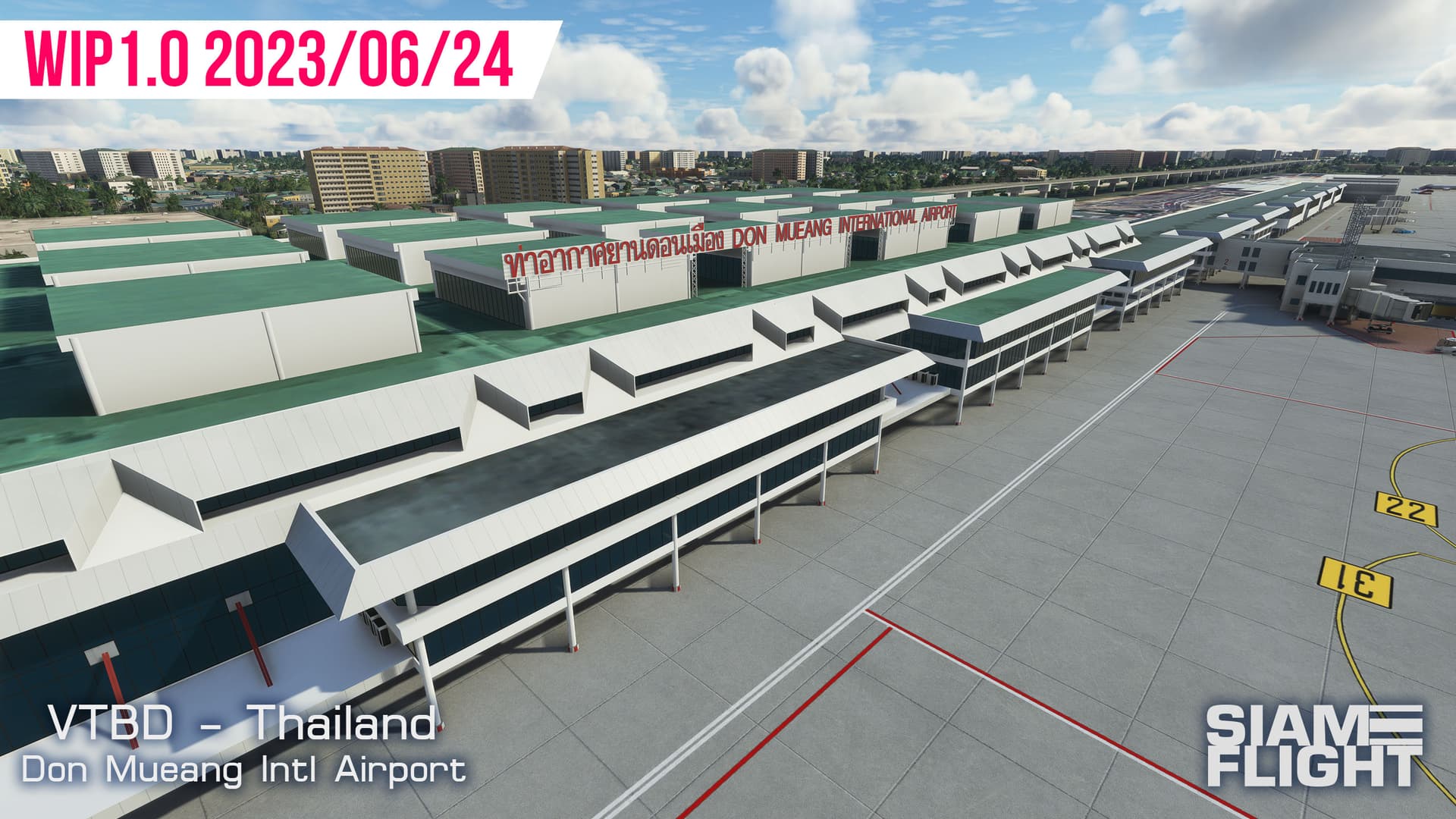 [DevDiary] VTBD Don Mueang Intl Airport MSFS | SiamFlight - Airports ...