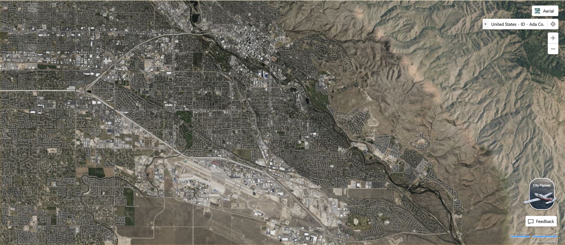 Wide River Near KBOI - Should be narrow - Scenery and Airports ...