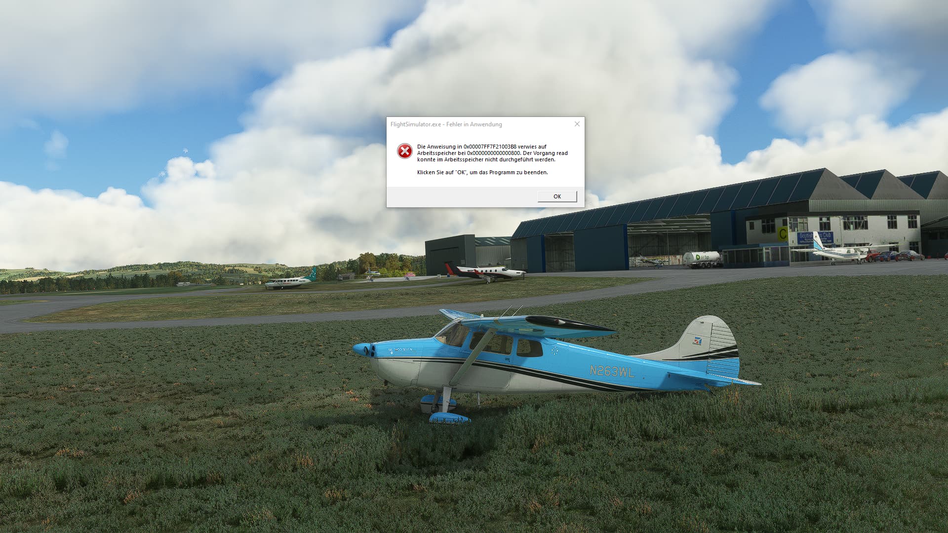 Msfs Application Error Memory Could Not Be Read 78 By Semor76 Resolved Microsoft Flight