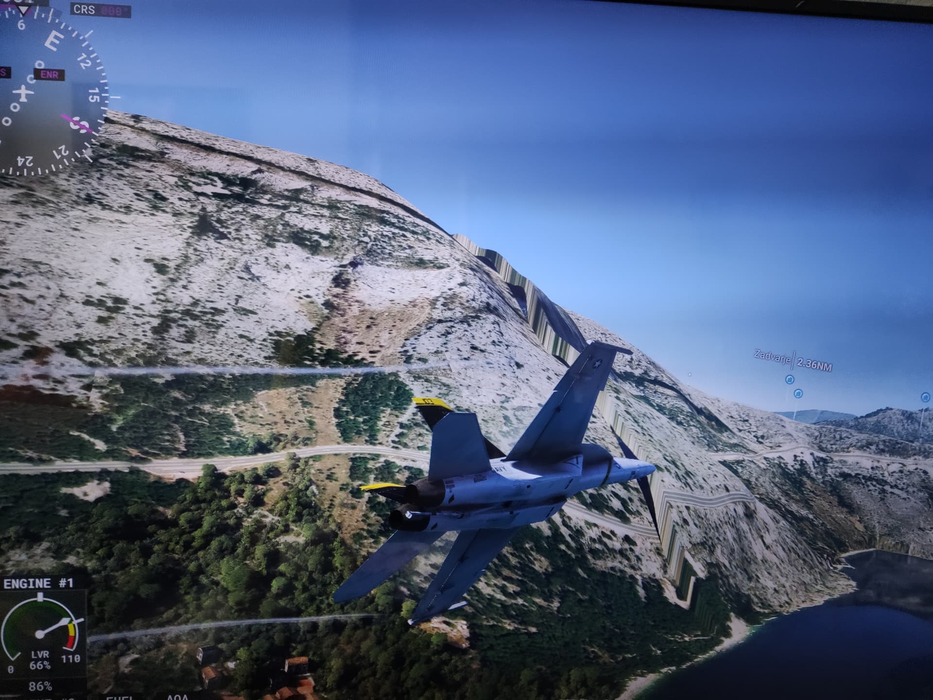 Raised cliffs near Split, Croatia (LDSP) after World Update 13 ...