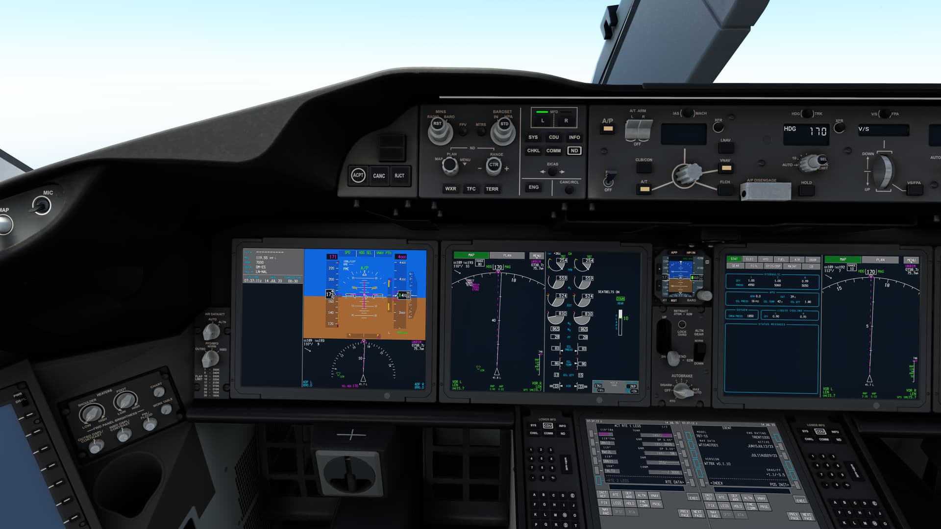 B787 Intercept Course TO (INTC CRS TO) ND Depiction - Aircraft ...