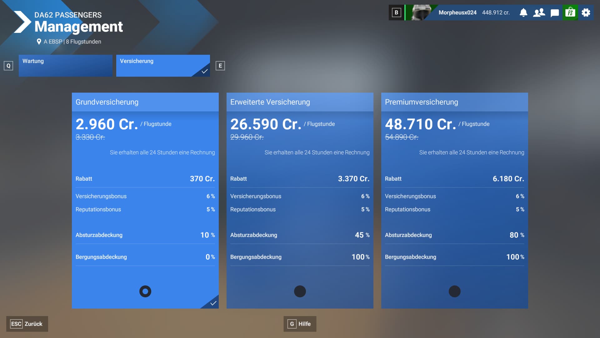 TBM no longer usable for VIP Charter in Career Mode - User Interface ...