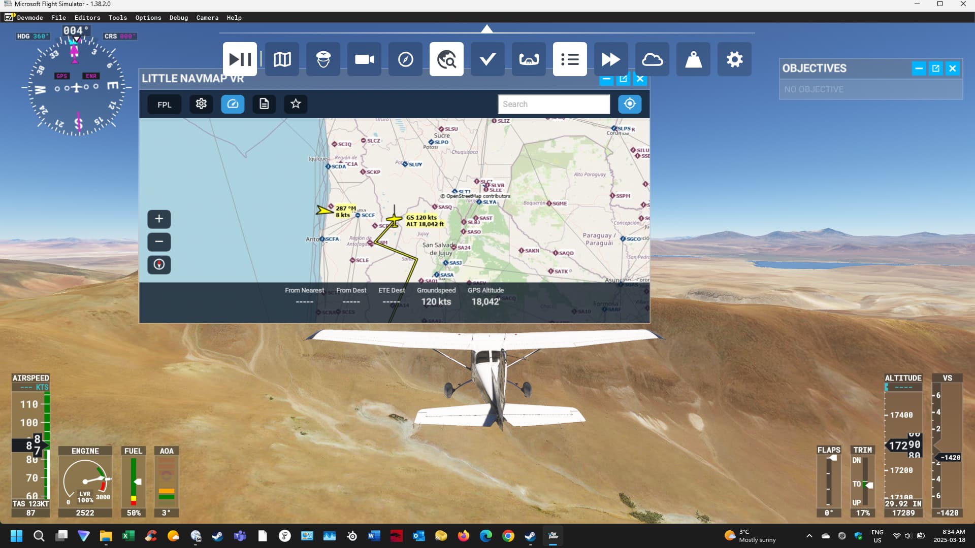 Little NavMap icon for top menu in MSFS 2020 flight - ATC, Traffic ...