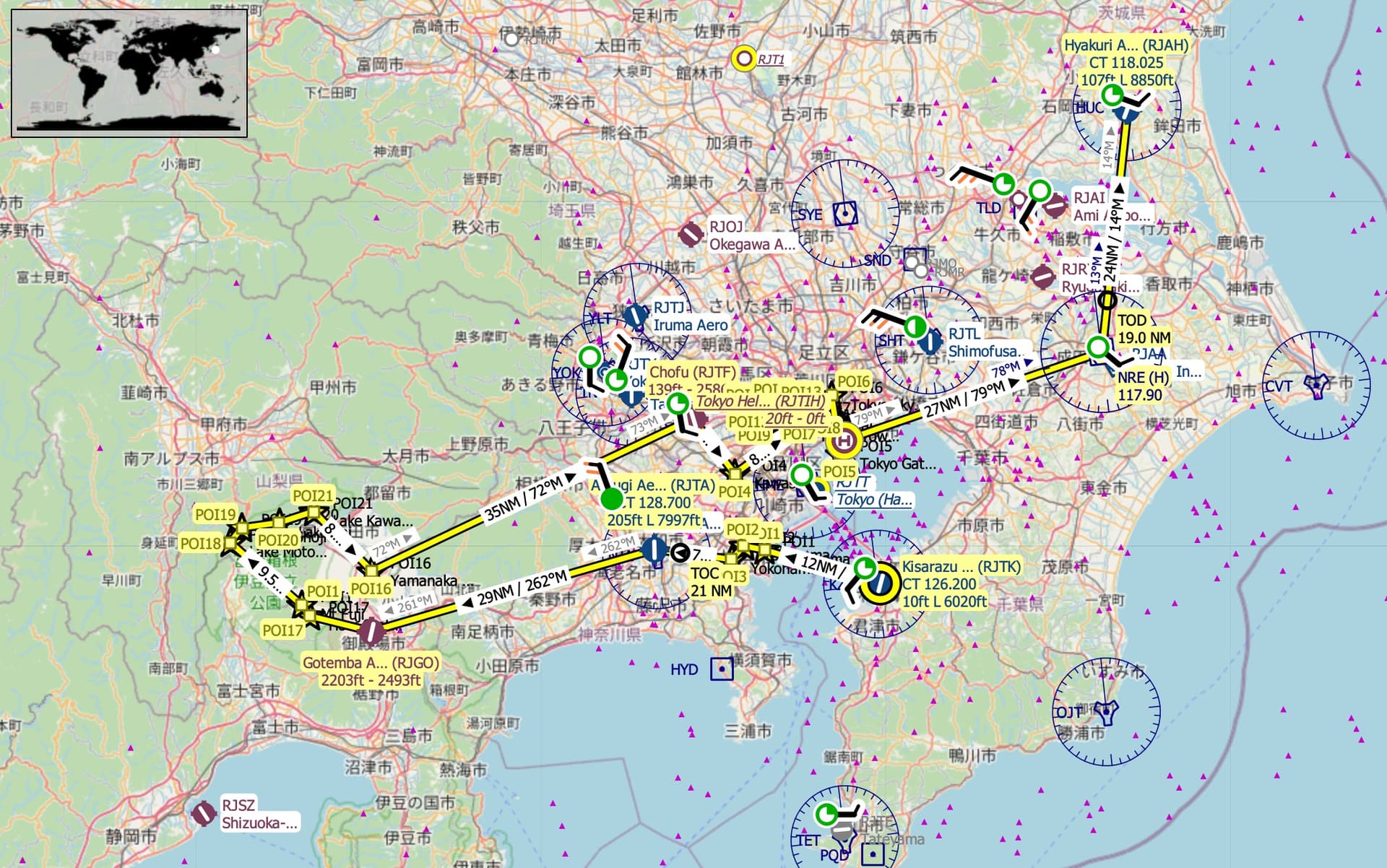 Aussie Group Flights Team: Scenic Flight - Tokyo and Surrounds ...