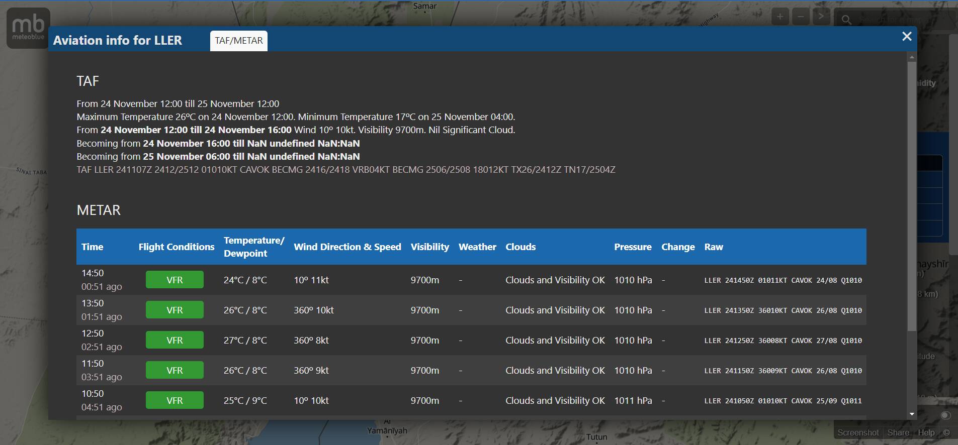 Always fog in LLER but isn't in real life and also in the Metar ...