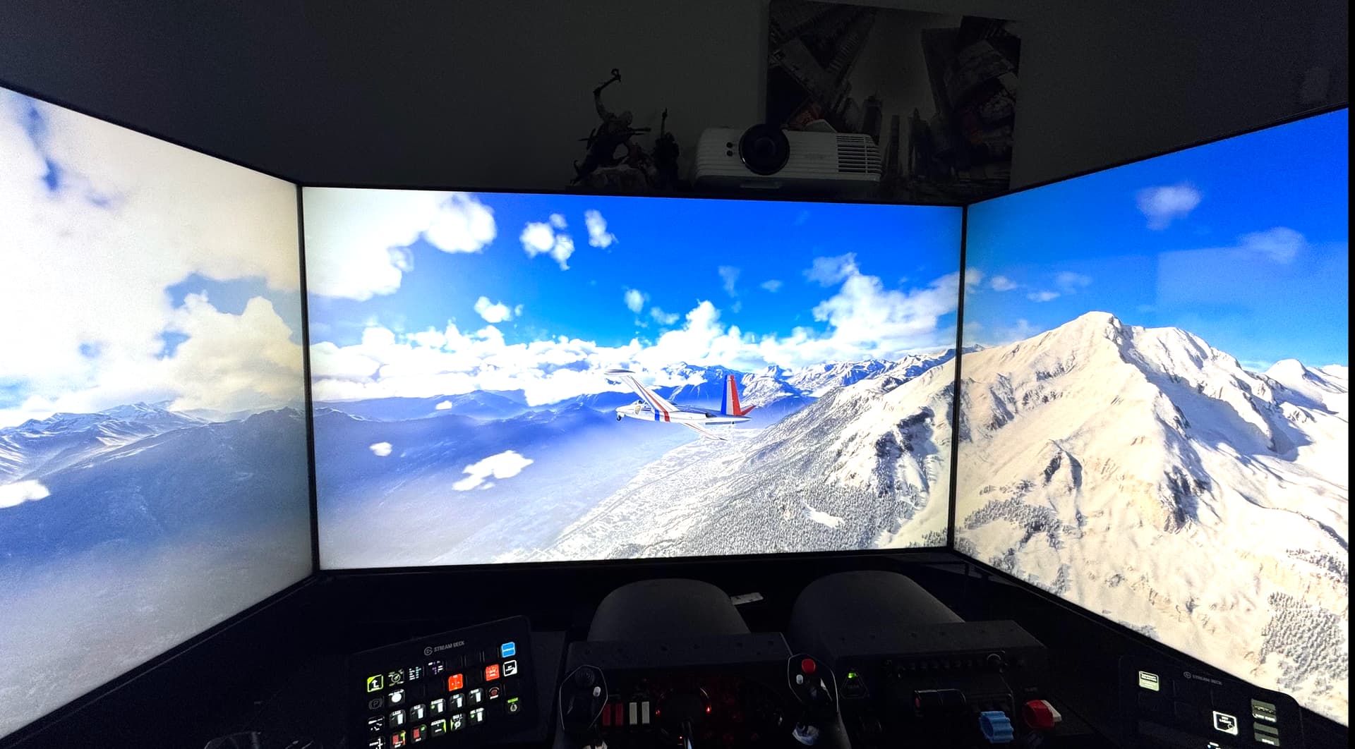 Suggestions on monitor to buy for triple monitor setup - Home Cockpit ...