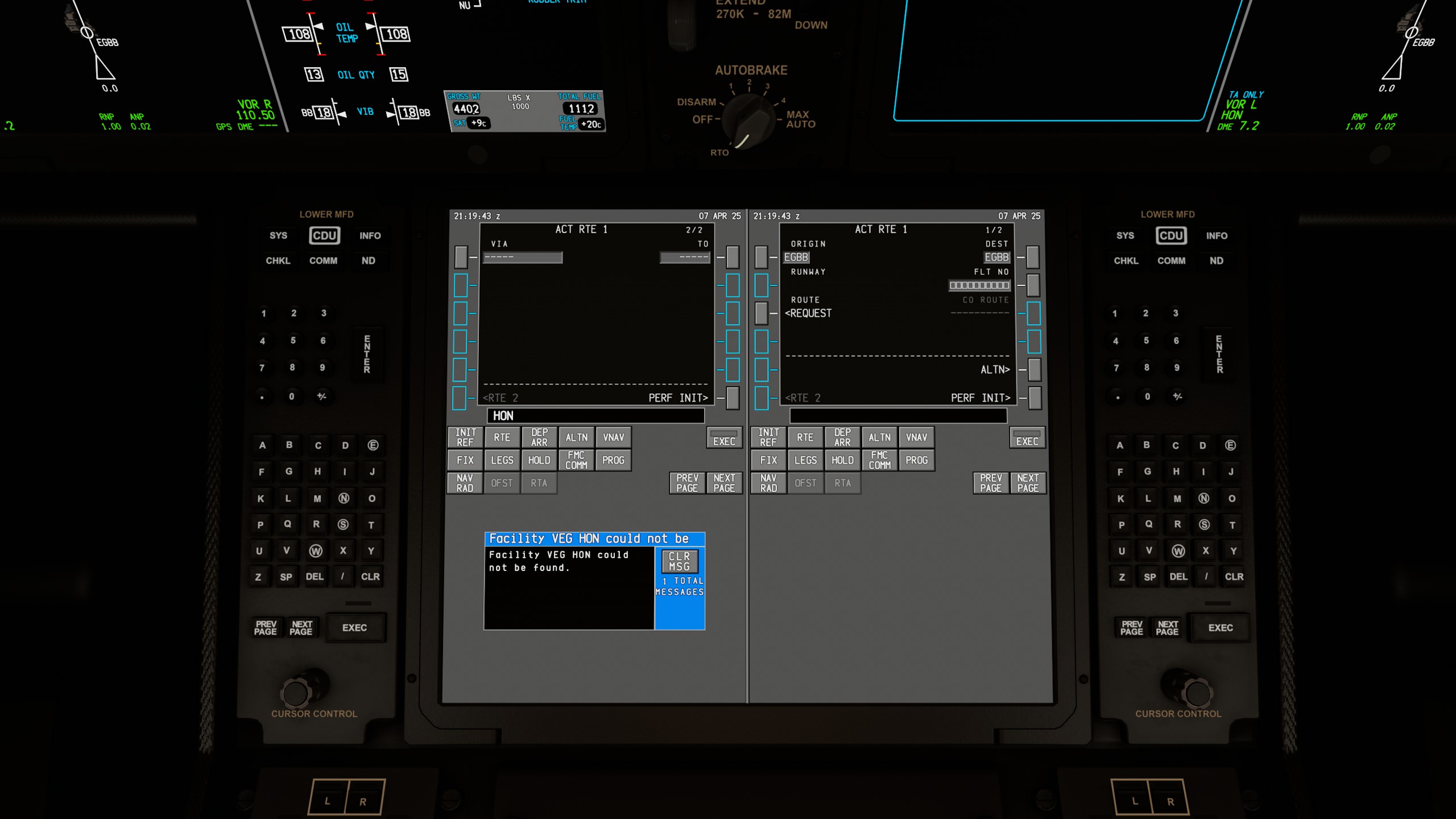 Problem with Asobo 78X and Horizon 787-9 FMC and routing, double ...