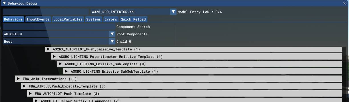 How to use the Behaviors window in Development Mode - Hardware ...