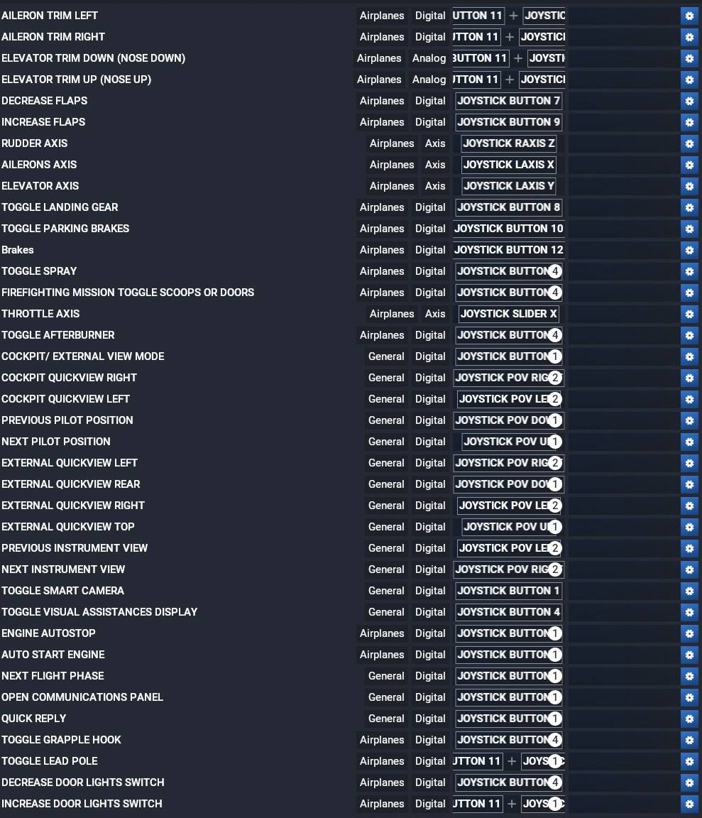MS/Asobo, please publish a list of all control commands for 2024 - General Discussion ...
