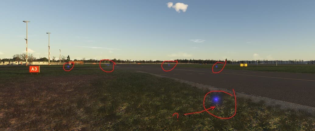 FIX MSFS 2024 AIRPORT LIGHTING, LIGHT SPRITES, missing falloff, too big ...