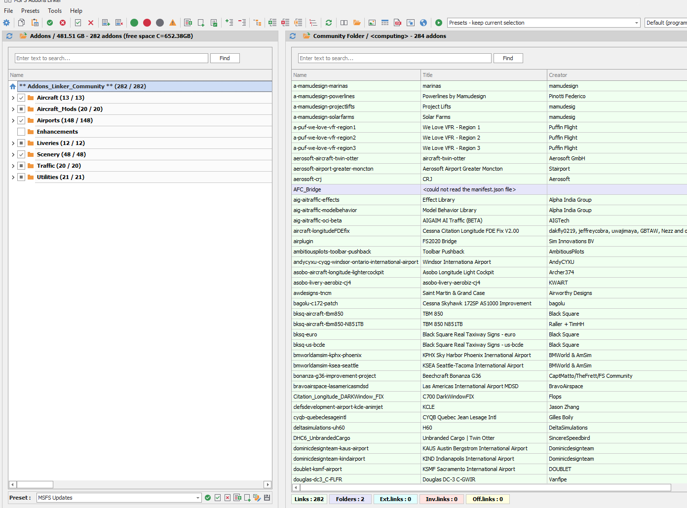 Addon Linker Questions - Tools & Utilities - Microsoft Flight Simulator Forums