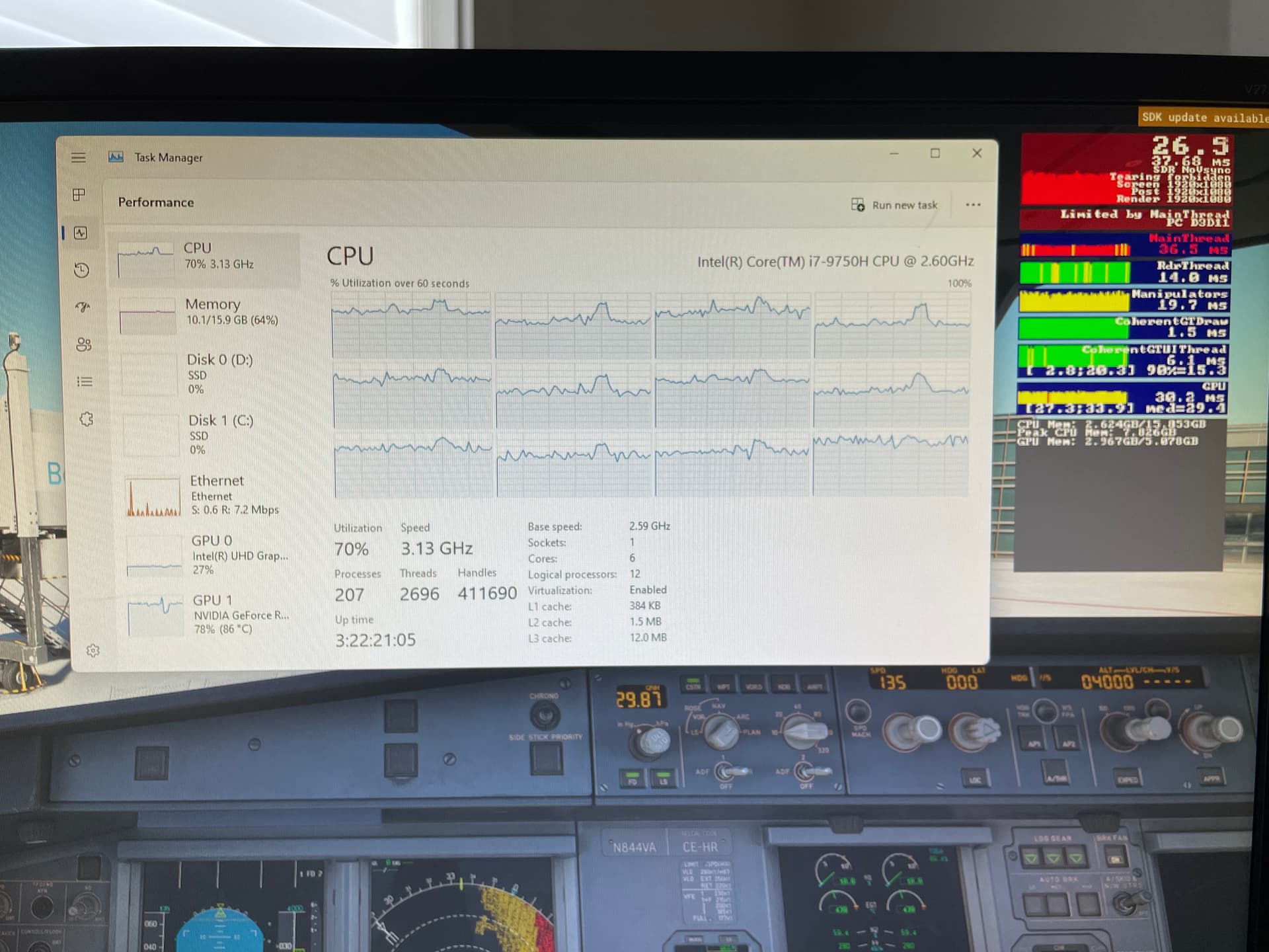Limited by mainthread and GPU. Need help - #40 by RK1096 - Tech Talk - Microsoft Flight ...