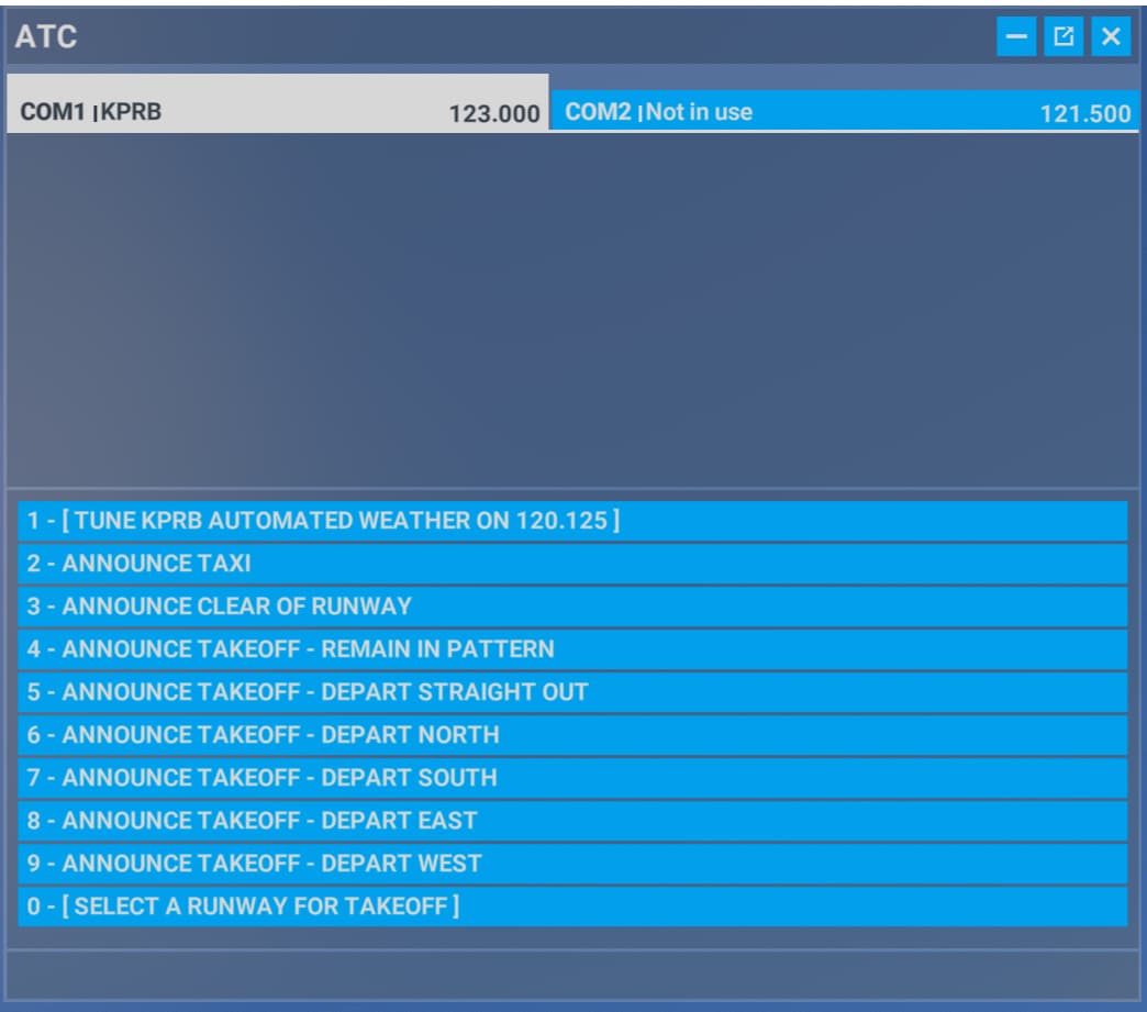 Issue ATC Window - no resize - impossible scrolling - MSFS 2024 - ATC, Traffic & NAVAIDs ...