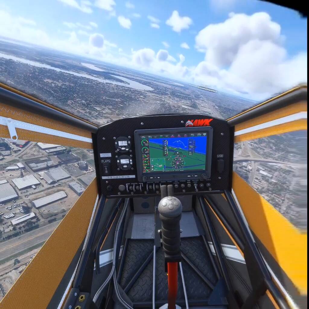 CGS Hawk Arrow II in VR, the stick grip moves at a different speed than ...