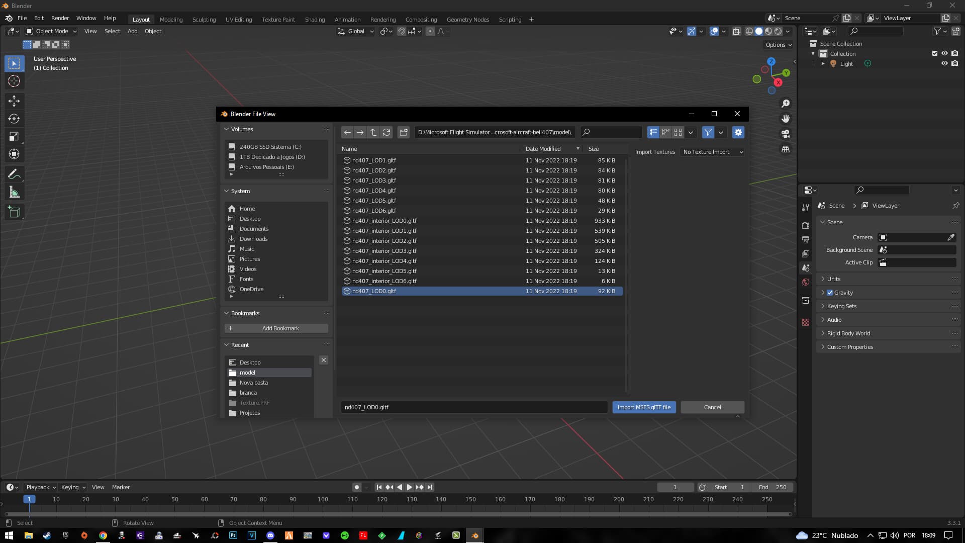 Bell 407 - Model issue to paint in blender - SDK - Microsoft Flight ...