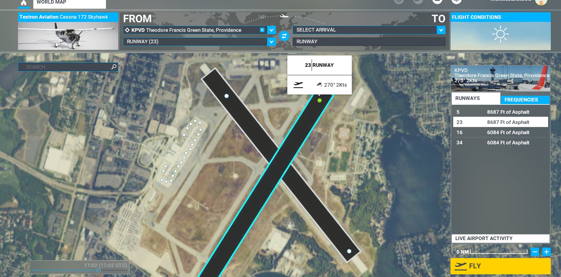 World Map Overiding runway selection - User Interface & Activities ...