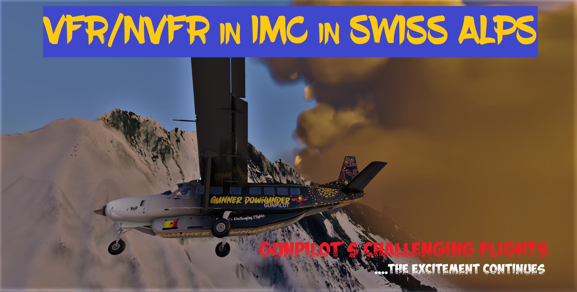 VFR-NVFR in IMC in Swiss Alps - Community Events - Microsoft Flight Simulator Forums