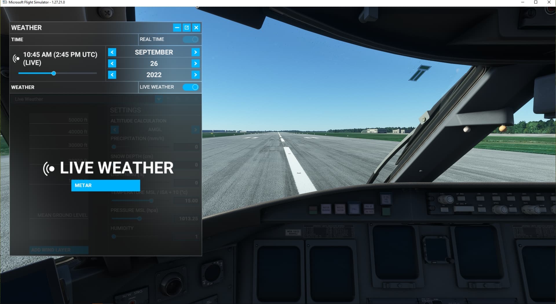 No clouds with LIVE WEATHER ON - Page 2 - Weather & Live Weather ...