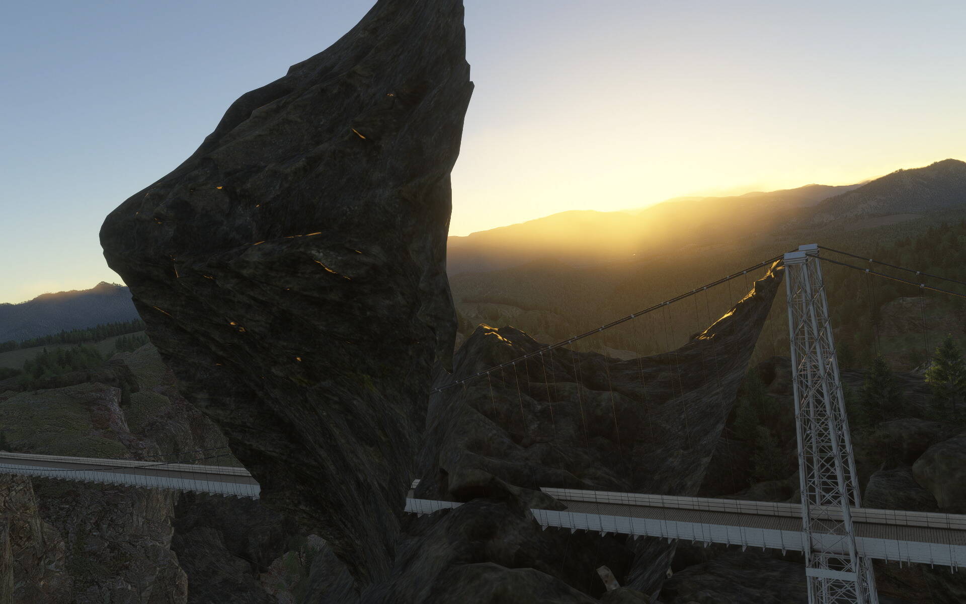 Rockslide on Royal Gorge Bridge, CO - Scenery and Airports - Microsoft ...