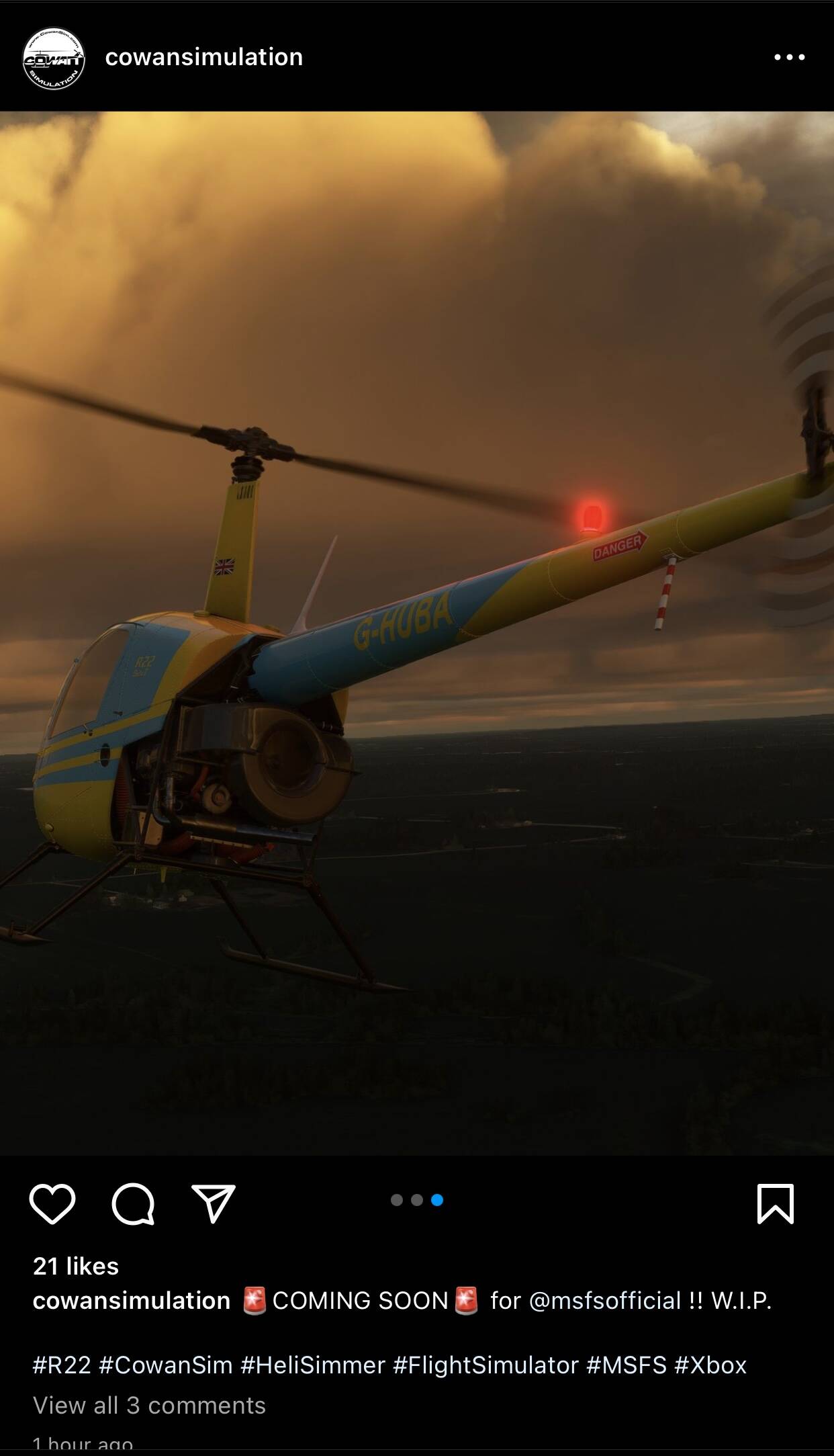 Cowan Simulation R22 - Aircraft - Microsoft Flight Simulator Forums