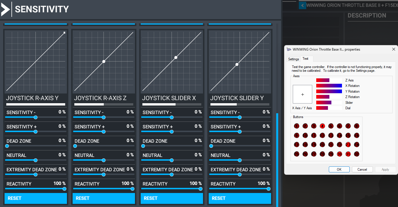 'Input Repetition' toggle is on by default in rudder axis settings and ...
