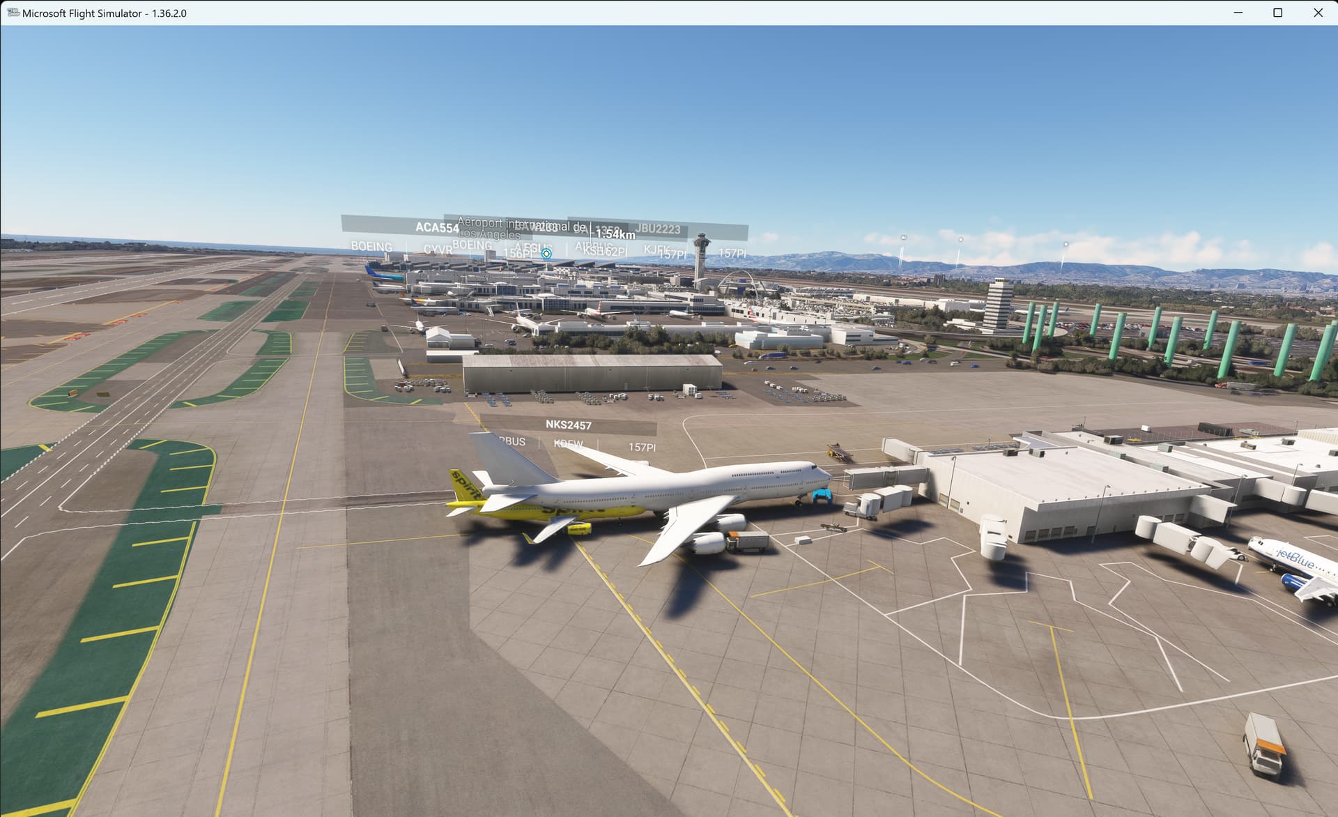 "Fixed live traffic planes getting stuck at the center of the airports ...