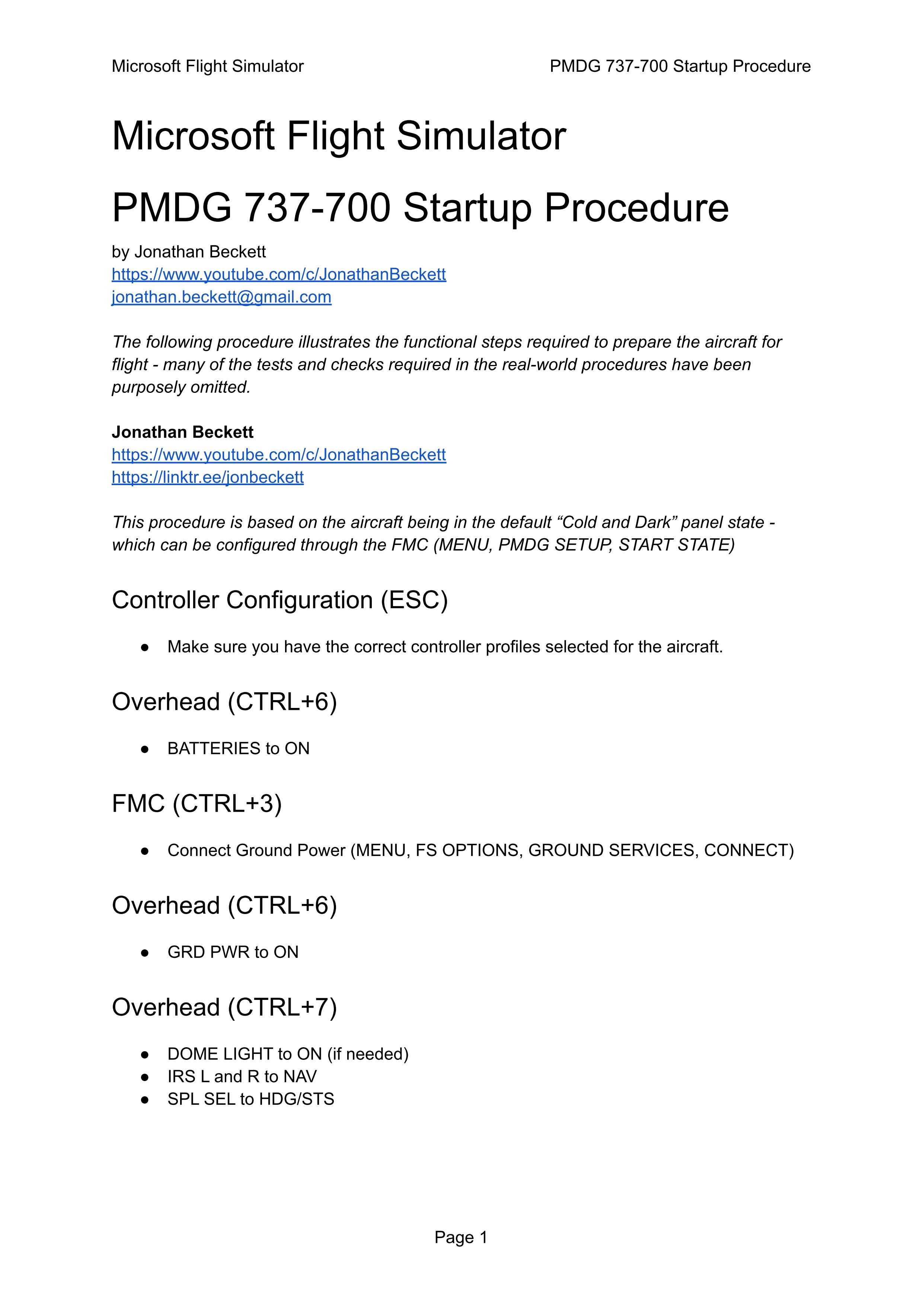 PMDG 737 Discussion (PC Version) (Part 2) - Page 2 - Aircraft ...
