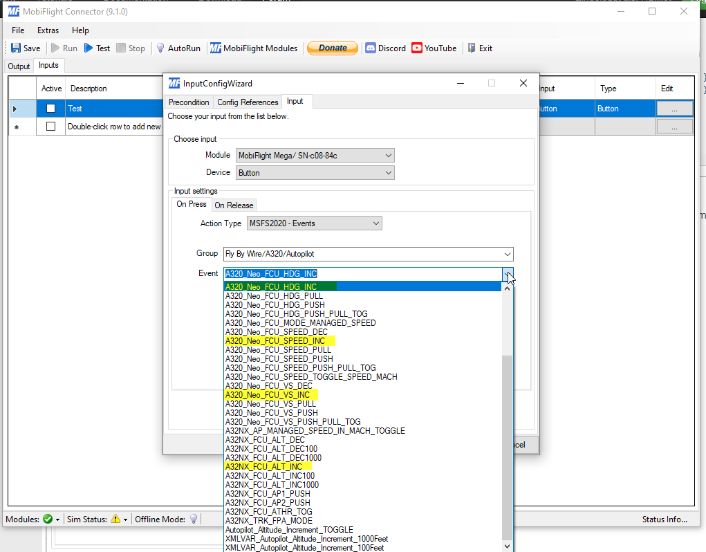 Home Cockpit Hardware, FBW A320NX or Fenix A320, SimConnect and wasm ...